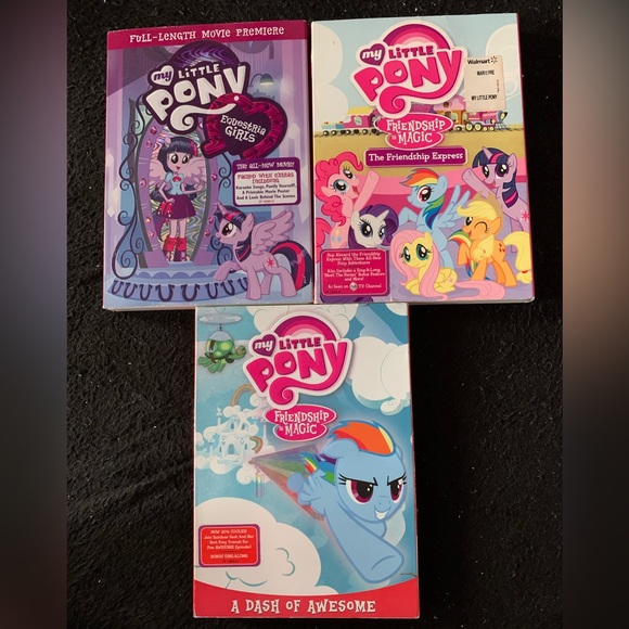Media | My Little Pony Lot Of 3 Dvds Excellent Condition See Pictures ...